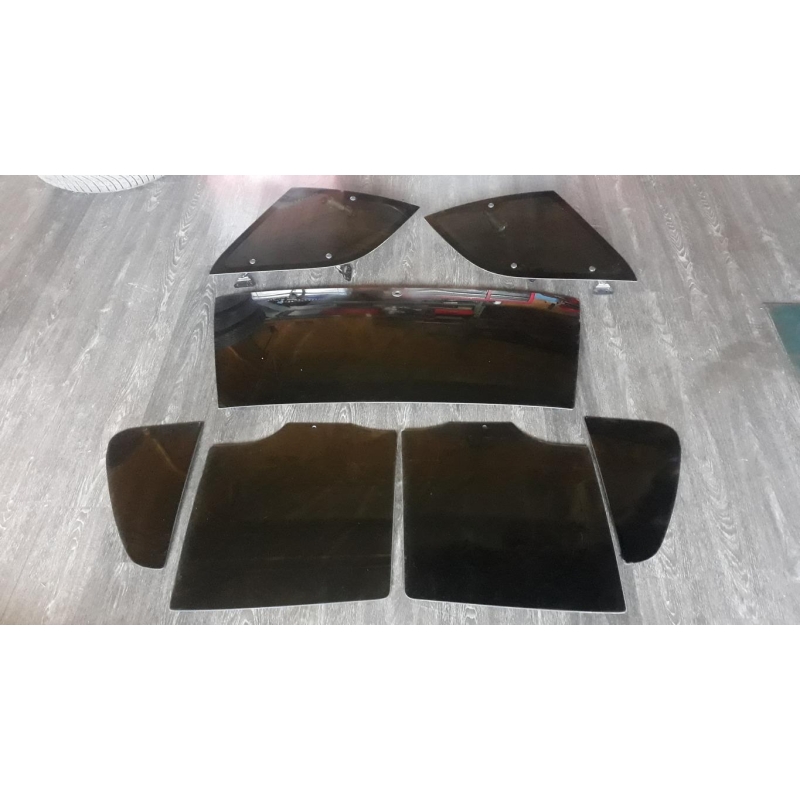 7x hintere Scheiben dunkel getönt original Mercedes ML W163 M-Klasse ...