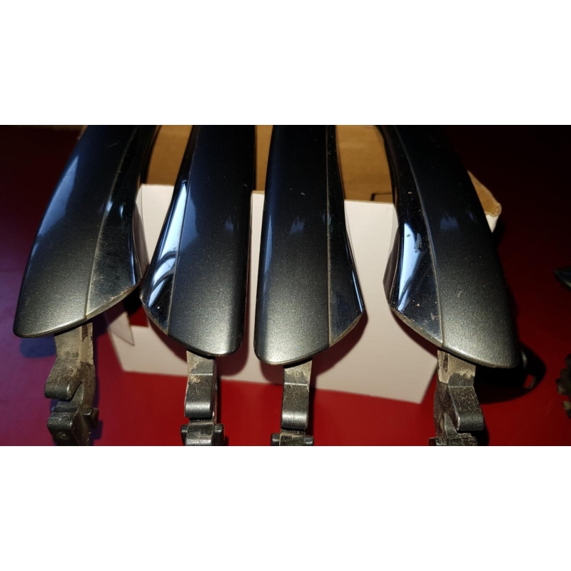4x Türgriff mit Chrom 368 flintgrau Avantgarde Elegance Mercedes W211