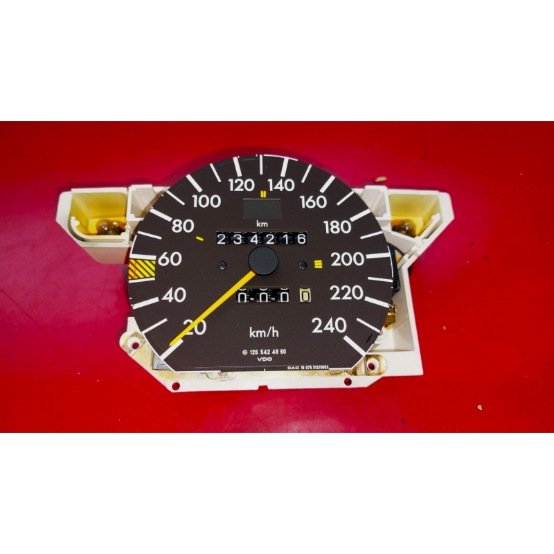 Tachometer Tacho K 4988 ASR Mercedes W126 420 SE SEL SEC 0135422206 1 ...